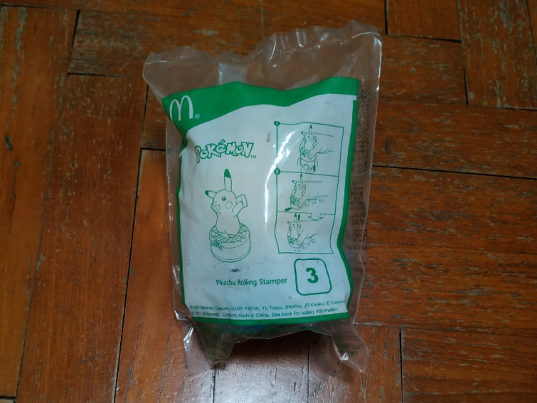 MCDONALD'S POKEMON - PIKACHU ROLLING STAMPER, Hobbies & Toys, Toys ...