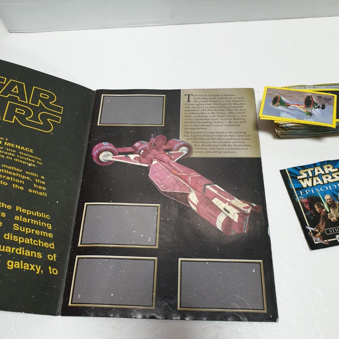 Merlin star wars starwars episode 1 phantom menace sticker books ...