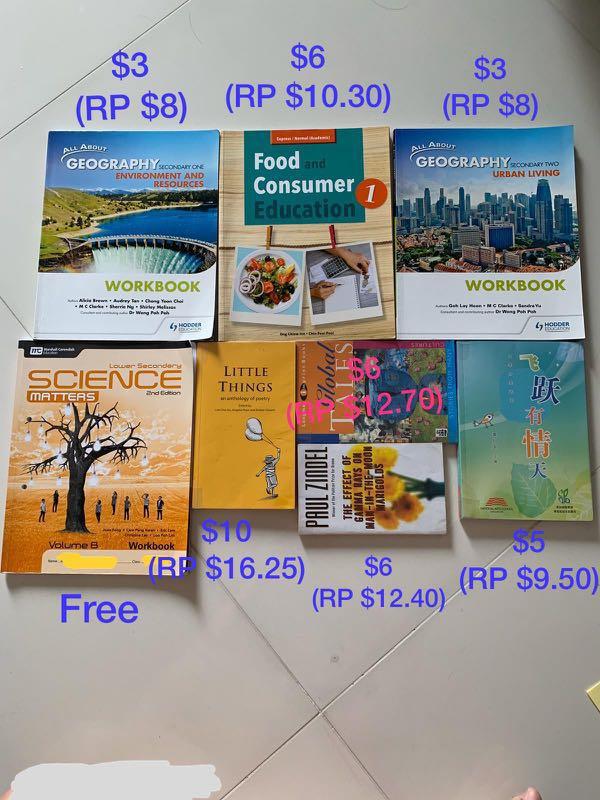 NYGH Sec 1 booklist books ( All for $37 only!!), Hobbies & Toys, Books ...
