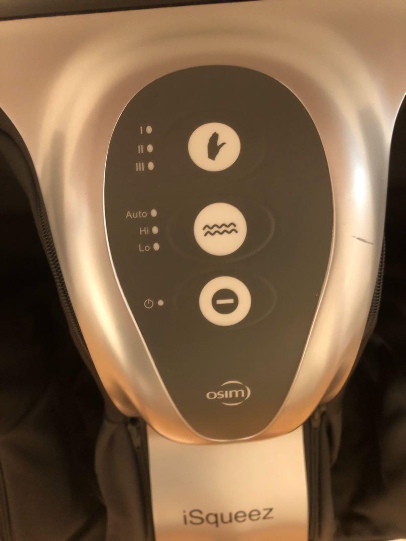 Osim iSqueez Foot Massager, Health & Nutrition, Massage Devices on ...