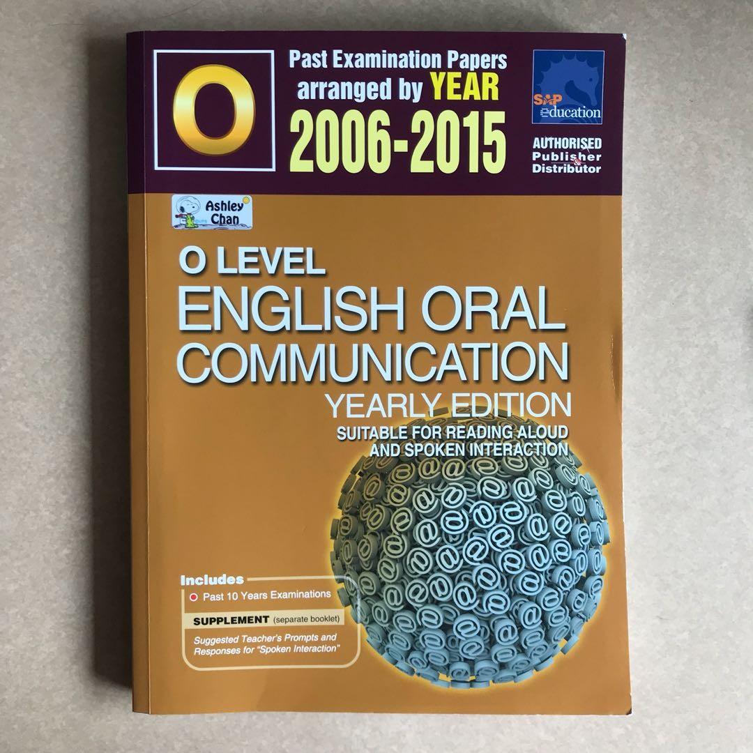 Past Exam Papers O Level English Oral Communication, Hobbies & Toys ...