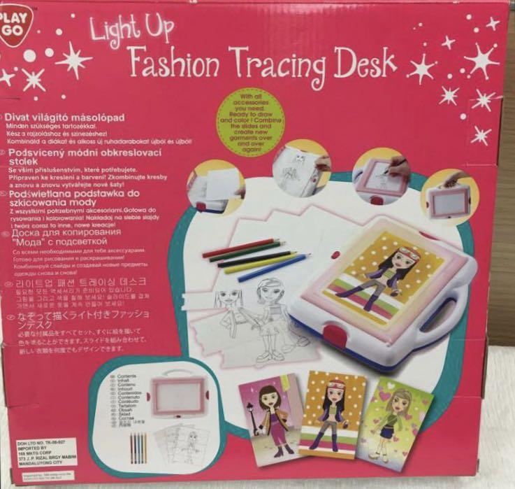 PLAYGO Light Up Fashion Tracing Desk, Hobbies & Toys, Toys & Games on ...