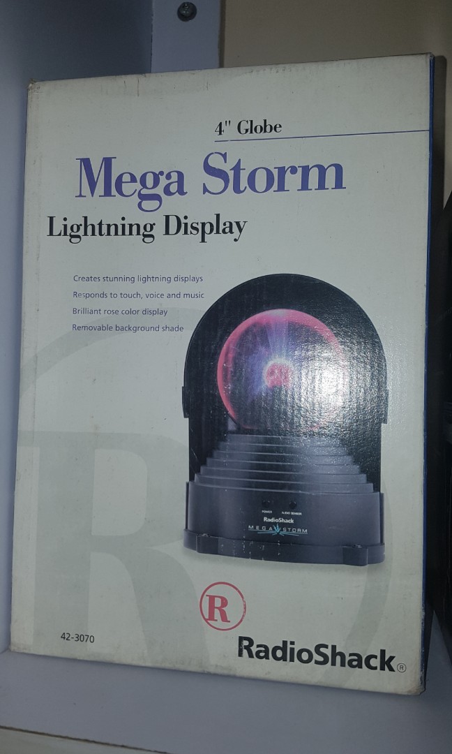 Radio Shack 4 inch Plasma Ball 120 volts, Audio, Portable Music Players ...