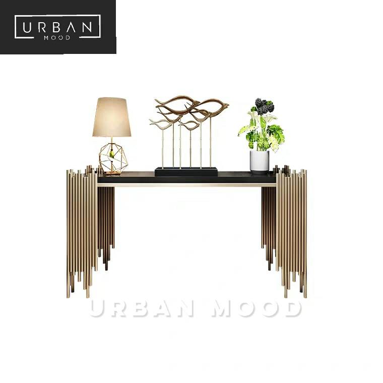 RAVEN Luxury Marble Hallway Console, Furniture & Home Living ...