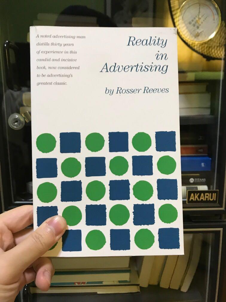 Reality in Advertising by Rosser Reeves, Hobbies & Toys, Books ...