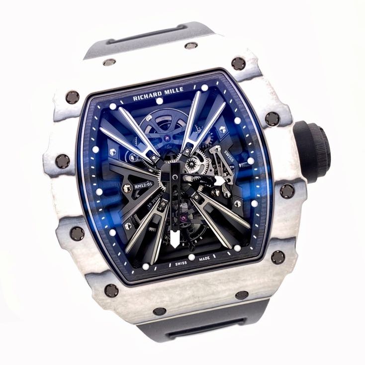 Richard Mille RM12-01 Tourbillon White Quartz TPT, Luxury, Watches on ...