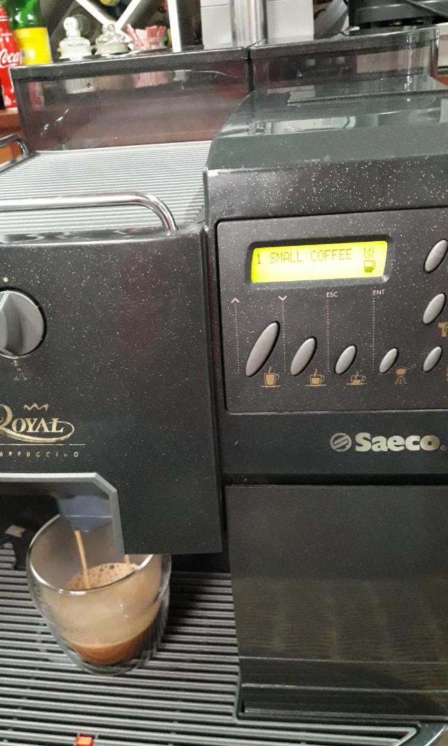 Saeco Royal Cappuccino Automatic Espresso Coffee Machine, TV & Home ...