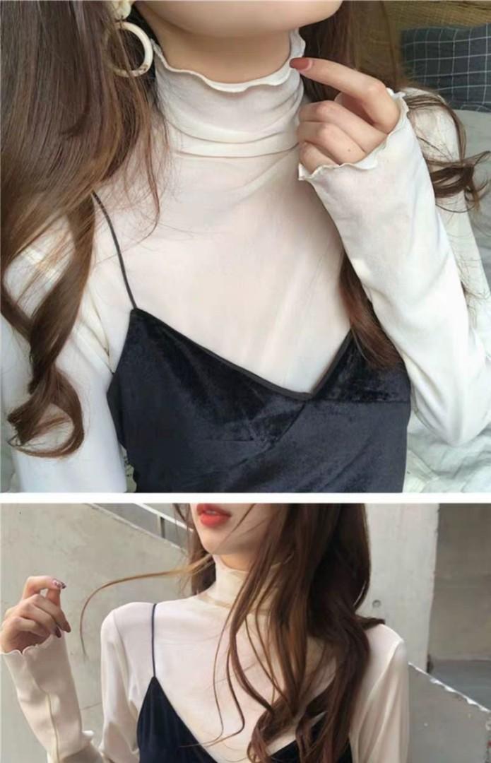see through inner top, Women's Fashion, Tops, Other Tops on Carousell