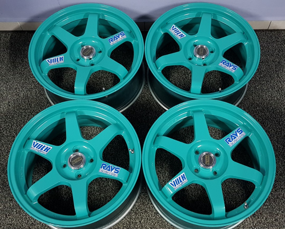 Sport Rim Te37 17 inch, Auto Accessories on Carousell