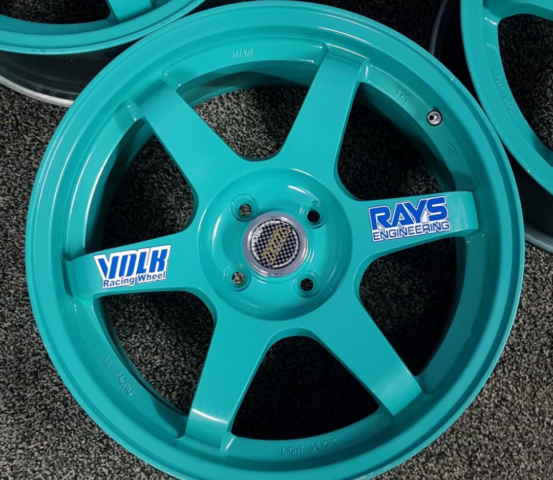 Sport Rim Te37 17 inch, Auto Accessories on Carousell