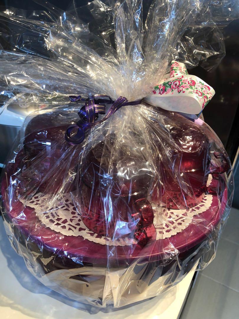 Tupperware punch bowl set - 6 L (cocktail bowl) with 10 cups, Furniture ...