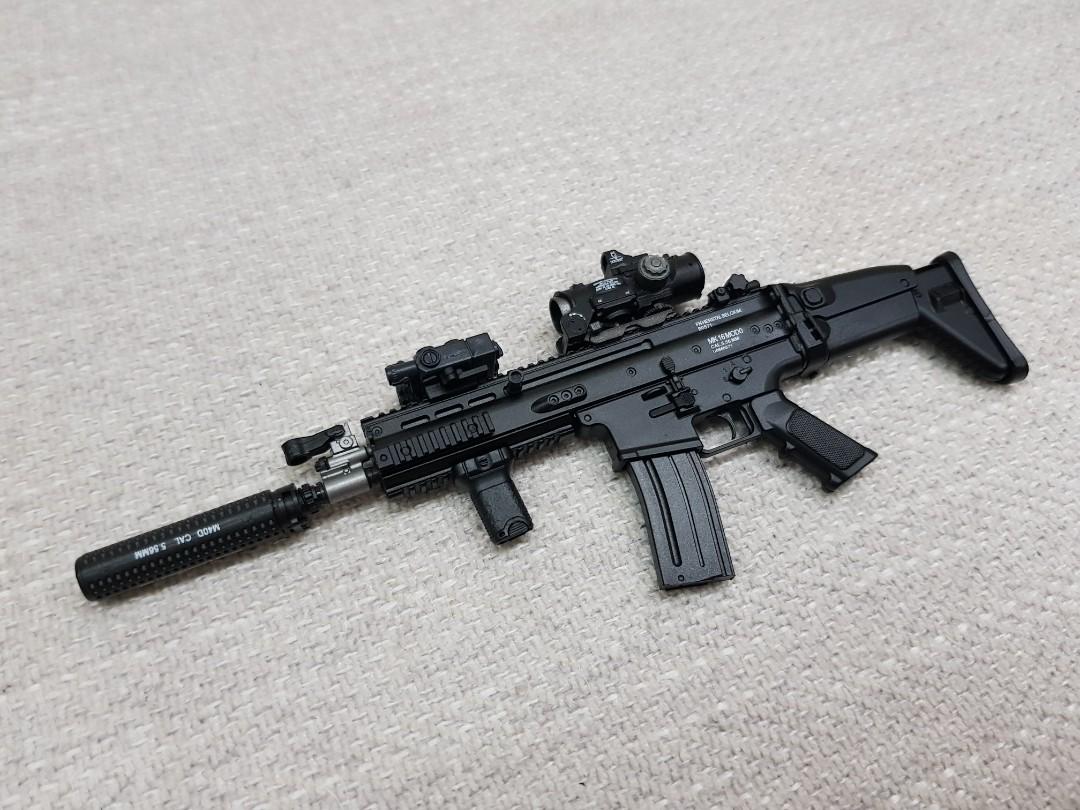 1/6 SCAR-L Black MK16 Rifle by Easy & Simple[Kitbash / Diorama / Weapon ...
