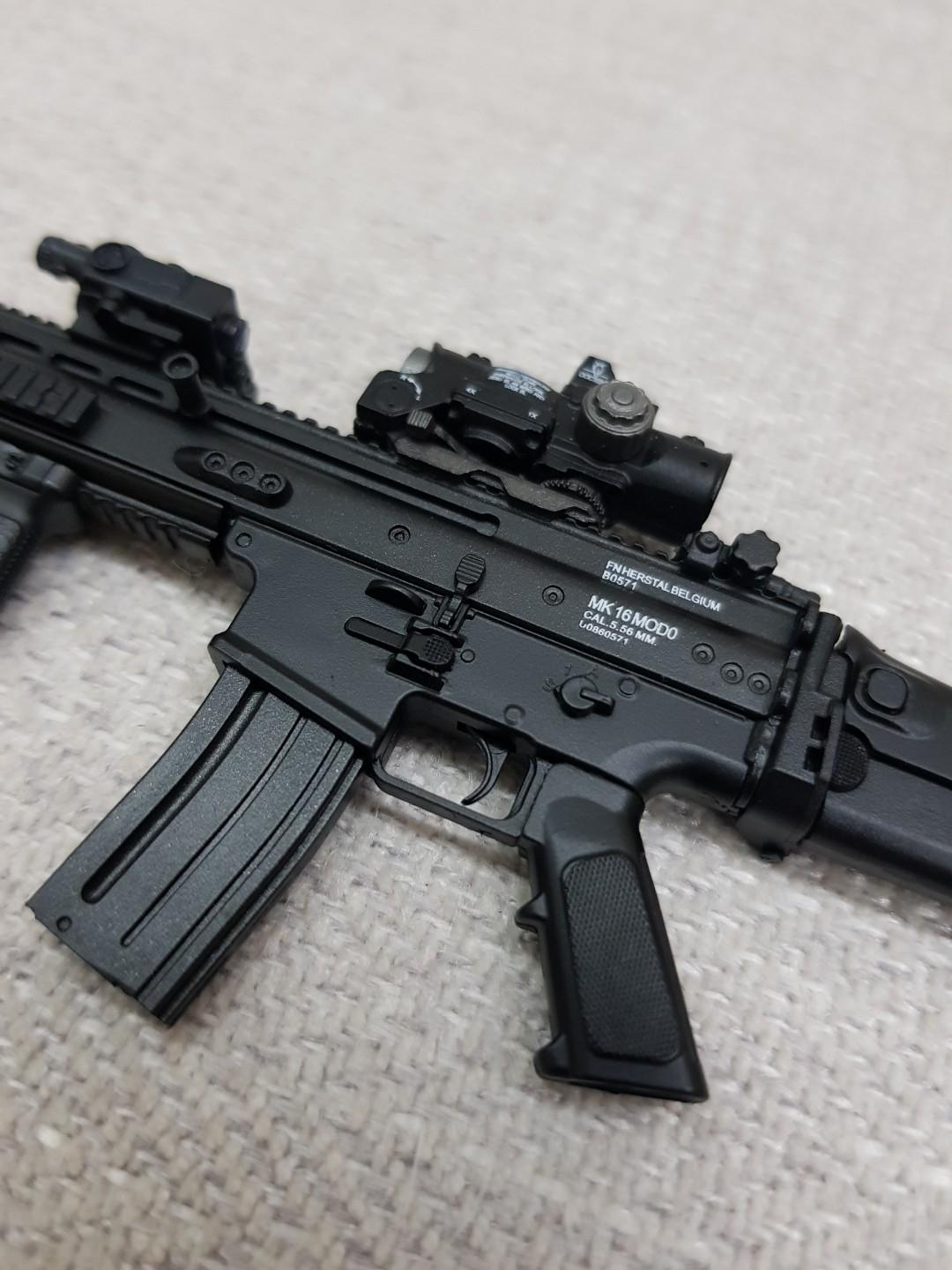 1/6 SCAR-L Black MK16 Rifle by Easy & Simple[Kitbash / Diorama / Weapon ...