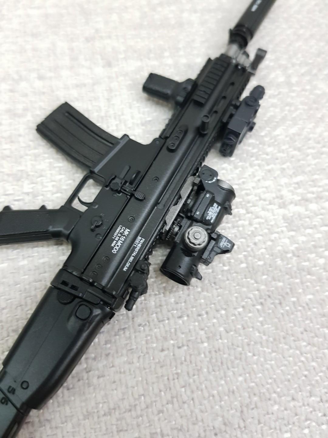 1/6 SCAR-L Black MK16 Rifle by Easy & Simple[Kitbash / Diorama / Weapon ...