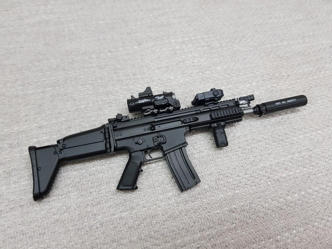 1/6 SCAR-L Black MK16 Rifle by Easy & Simple[Kitbash / Diorama / Weapon ...