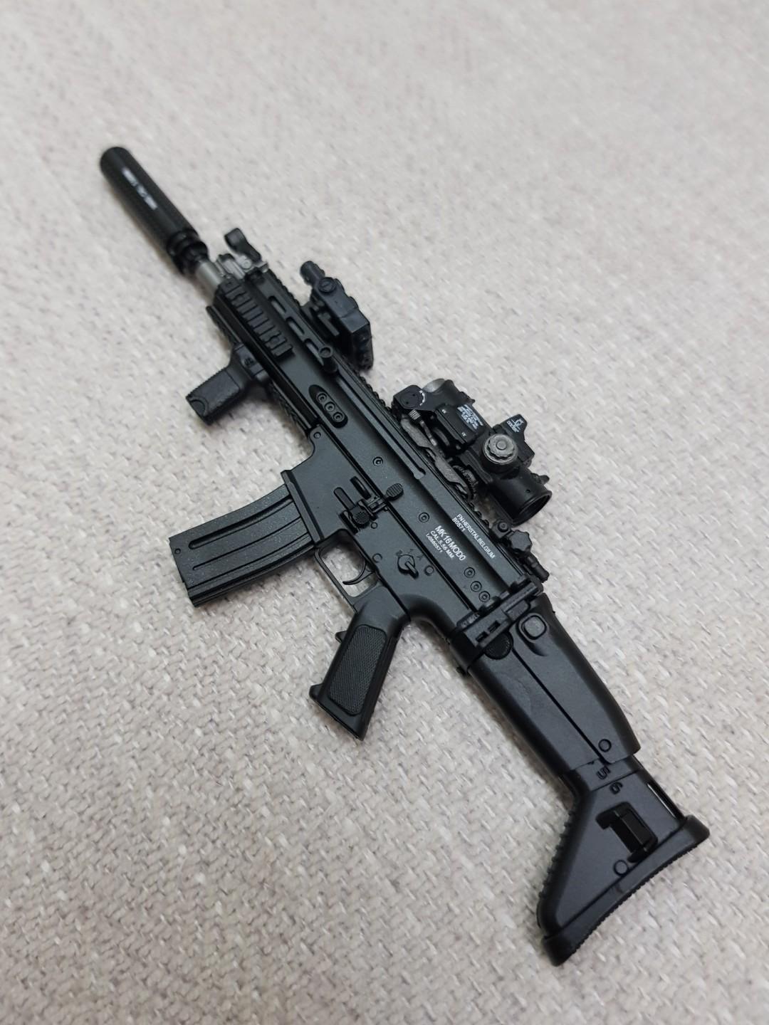 1/6 SCAR-L Black MK16 Rifle by Easy & Simple[Kitbash / Diorama / Weapon ...