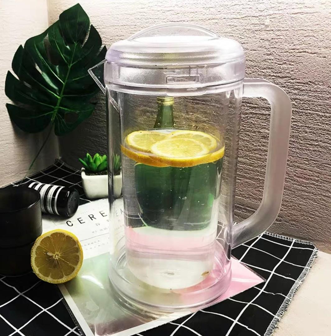 1.7l Japanese Style Hot or Cold double walled water flask/jug/pitcher ...