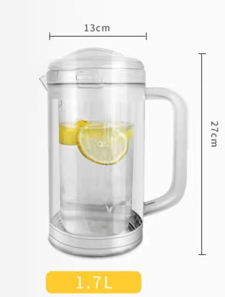 1.7l Japanese Style Hot or Cold double walled water flask/jug/pitcher ...