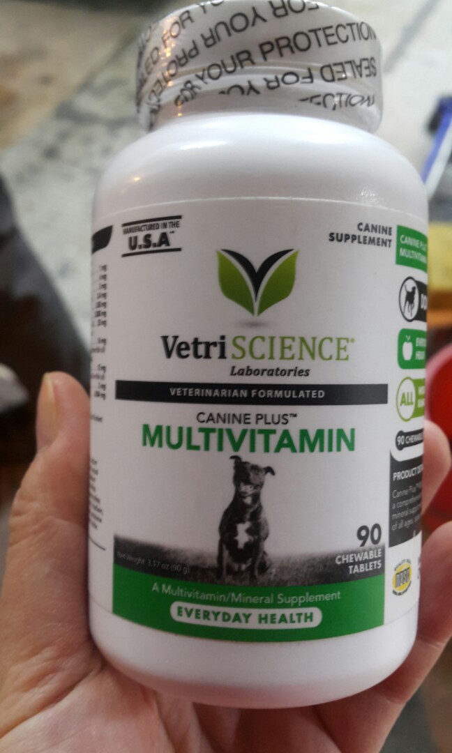 長期現貨 美國 Vetri Science Canine Plus Multi Vitamin dog 犬 多種 綜合 維他命 及礦物質 補充 ...