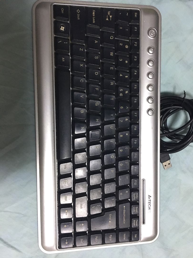 A4 Tech Slim-Type Keyboard, Computers & Tech, Parts & Accessories, Computer Keyboard on Carousell