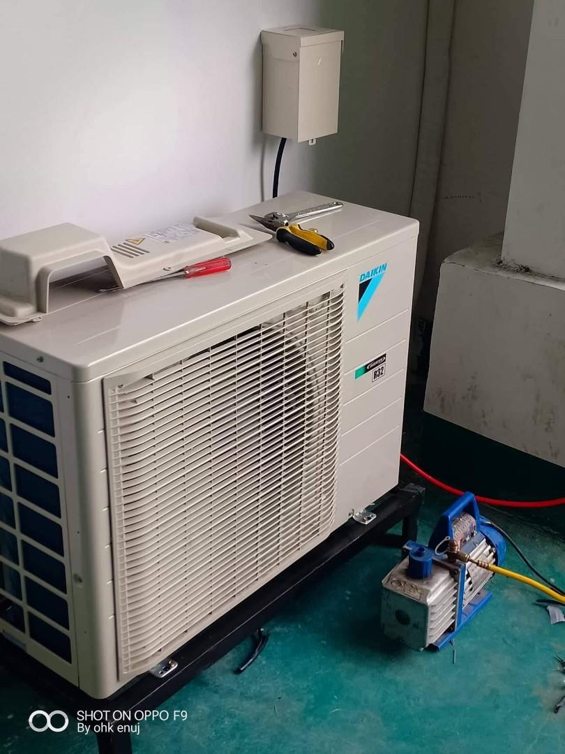 Aircon split type inverter and non- inverter, TV & Home Appliances ...