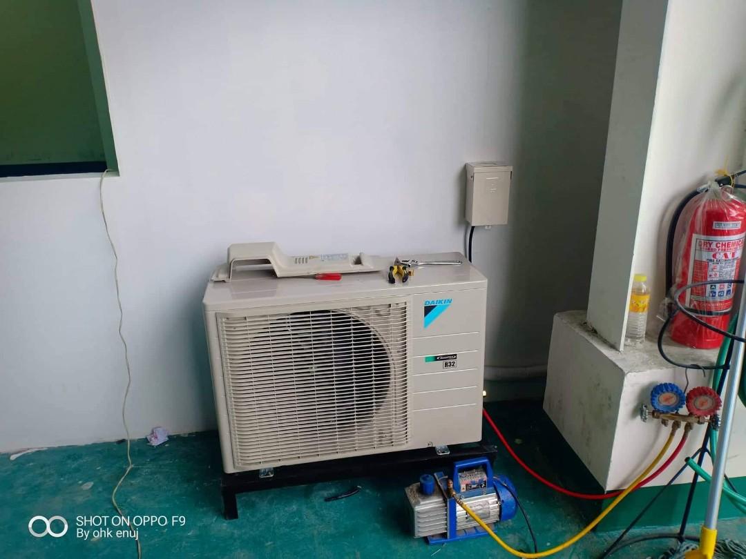 Aircon split type inverter and non- inverter, TV & Home Appliances ...