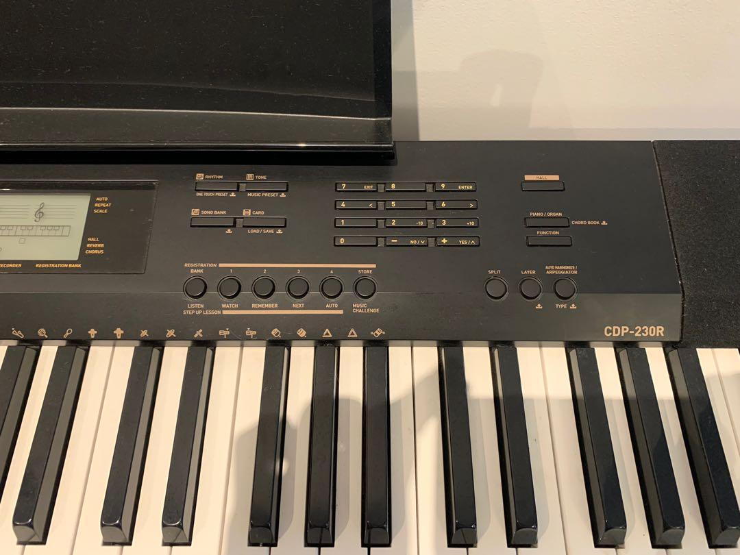 Casio Digital Piano (CDP-230R), Hobbies & Toys, Music & Media, Musical ...