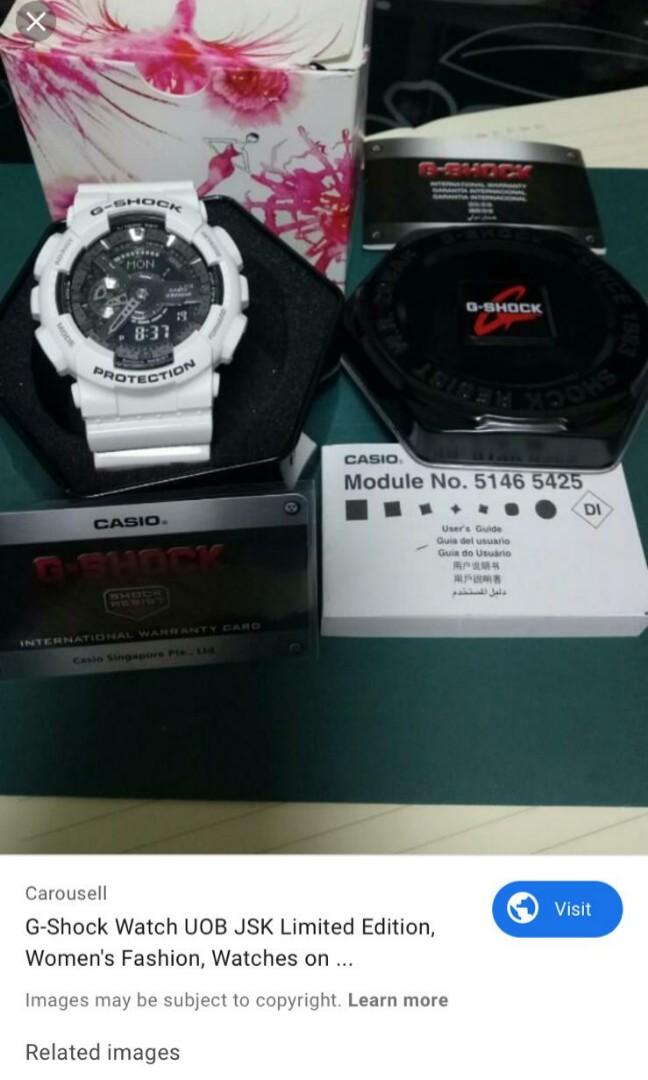 Casio G-Shock JSK limited edition Ladies, Luxury, Watches on Carousell
