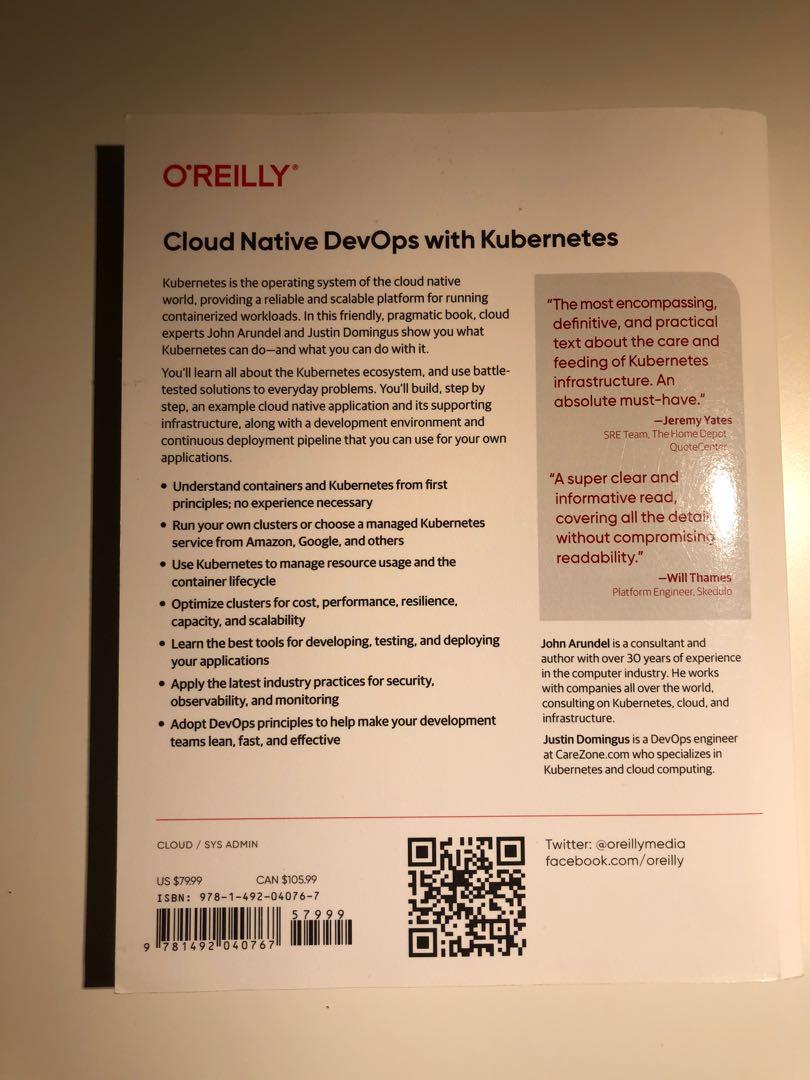 Cloud Native DevOps with Kubernetes, Computers & Tech, Office ...