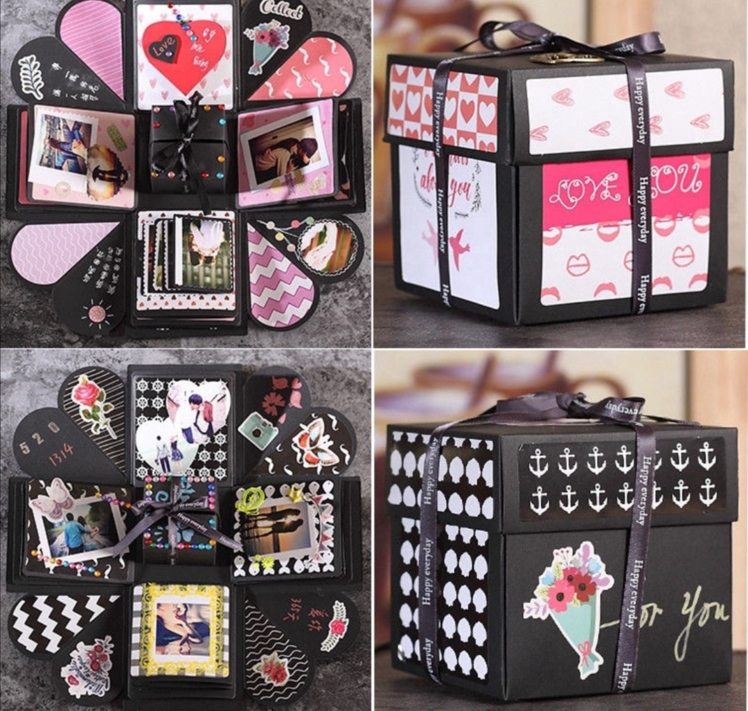 DIY Explosive Box - Proposal / Anniversary / Birthday, Hobbies & Toys ...