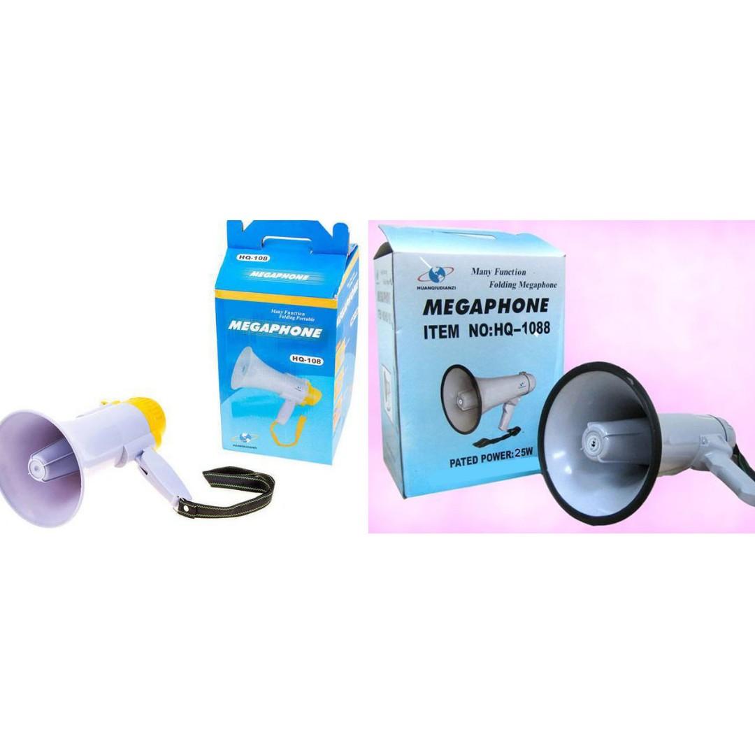 Rechargeable Mega Phone Megaphone MIC Microphone Amplifier Sound ...