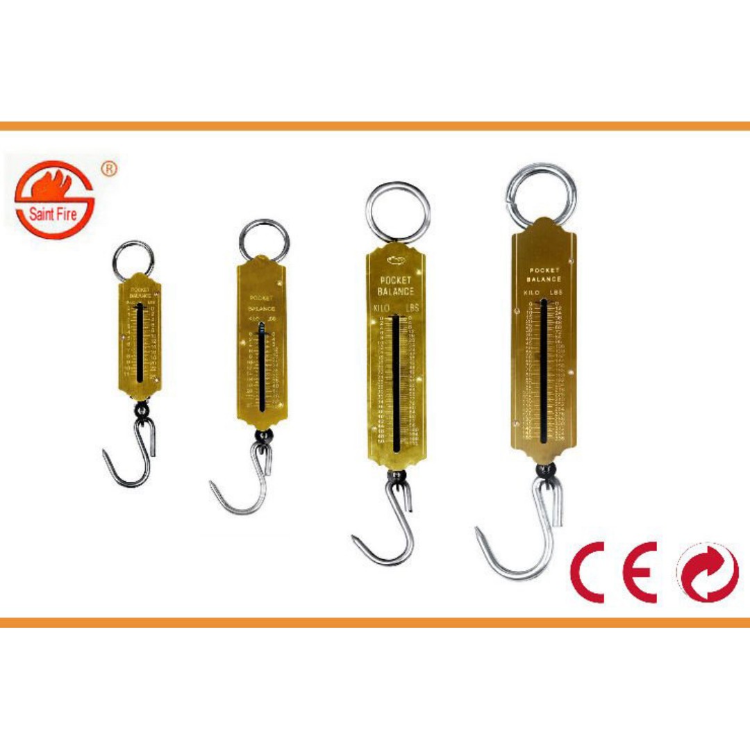 Gold Metal Mechanical Spring Hanging Hang Weighing Weight Fish Hook ...