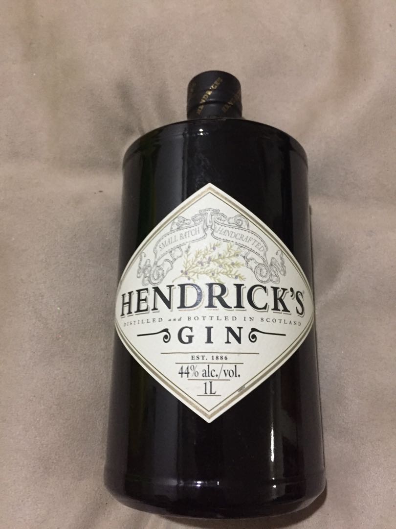 Hendricks Gin 1L, Food & Drinks, Alcoholic Beverages on Carousell