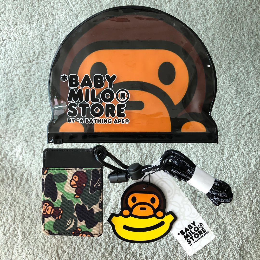 INSTOCK BAPE BABY MILO ID CARD HOLDER, Men's Fashion, Watches ...
