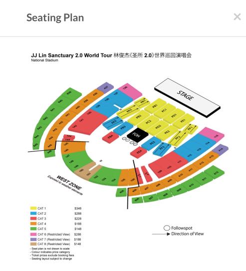 JJ Lin Concert CAT 4, Tickets & Vouchers, Event Tickets on Carousell