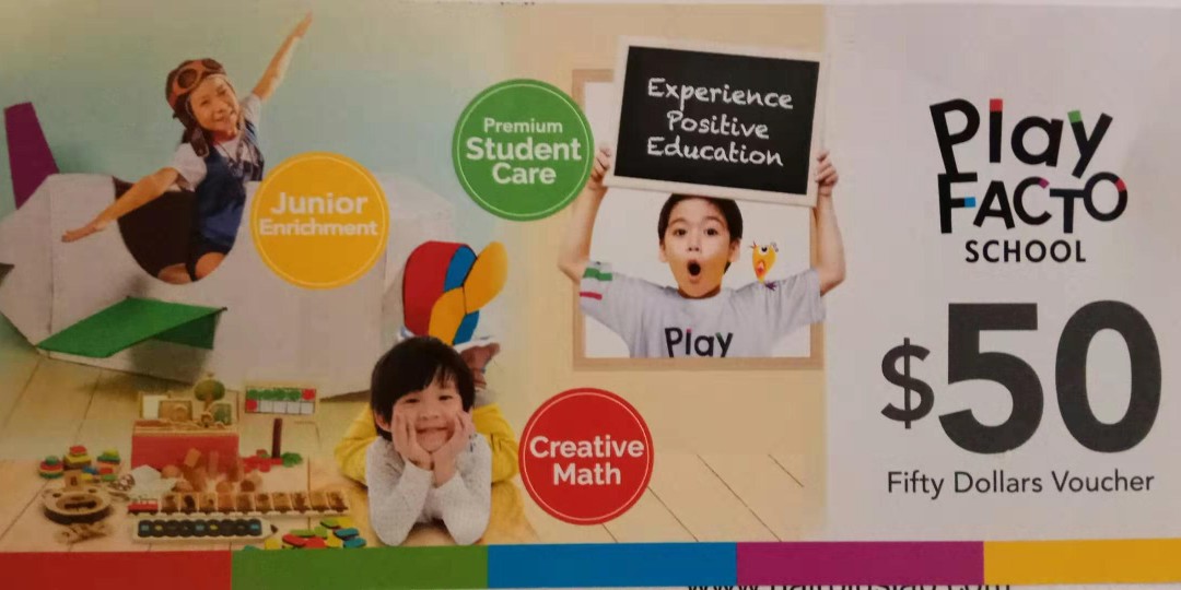 Kids Play Facto School $50 Voucher, Tickets & Vouchers, Vouchers on ...