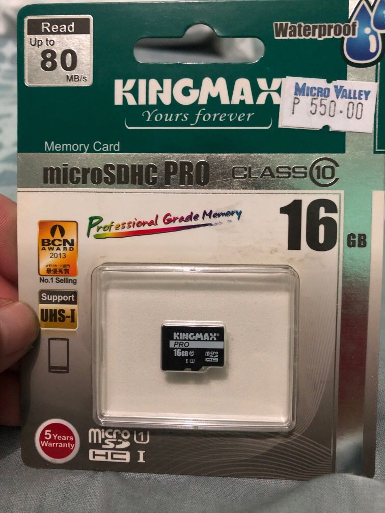Kingmax MicroSD Memory Card, Computers & Tech, Parts & Accessories ...
