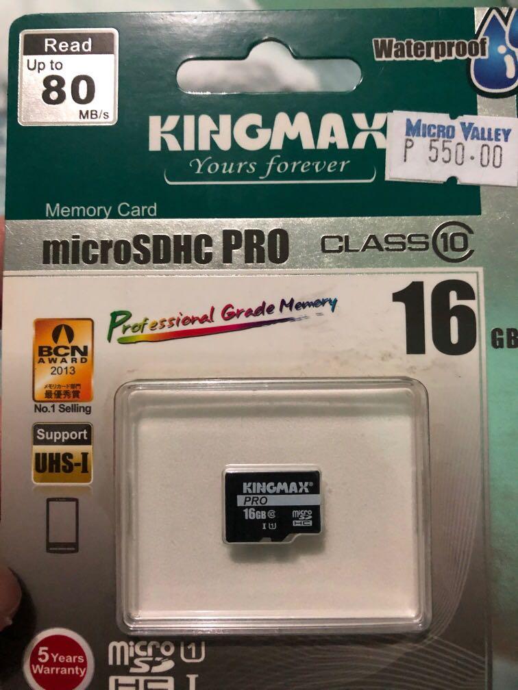 Kingmax MicroSD Memory Card, Computers & Tech, Parts & Accessories ...