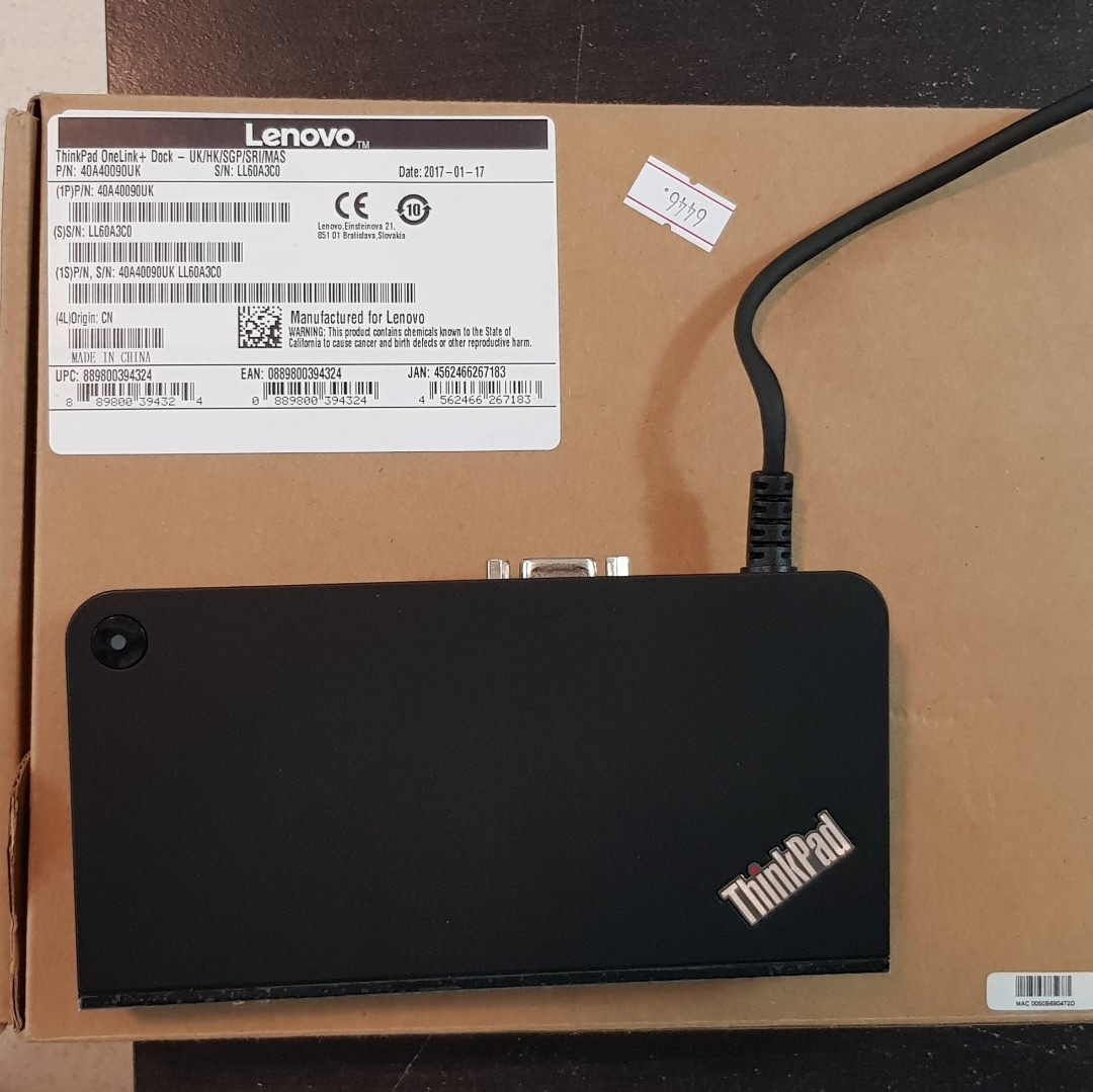 Lenovo Docking Station, Computers & Tech, Laptops & Notebooks on Carousell