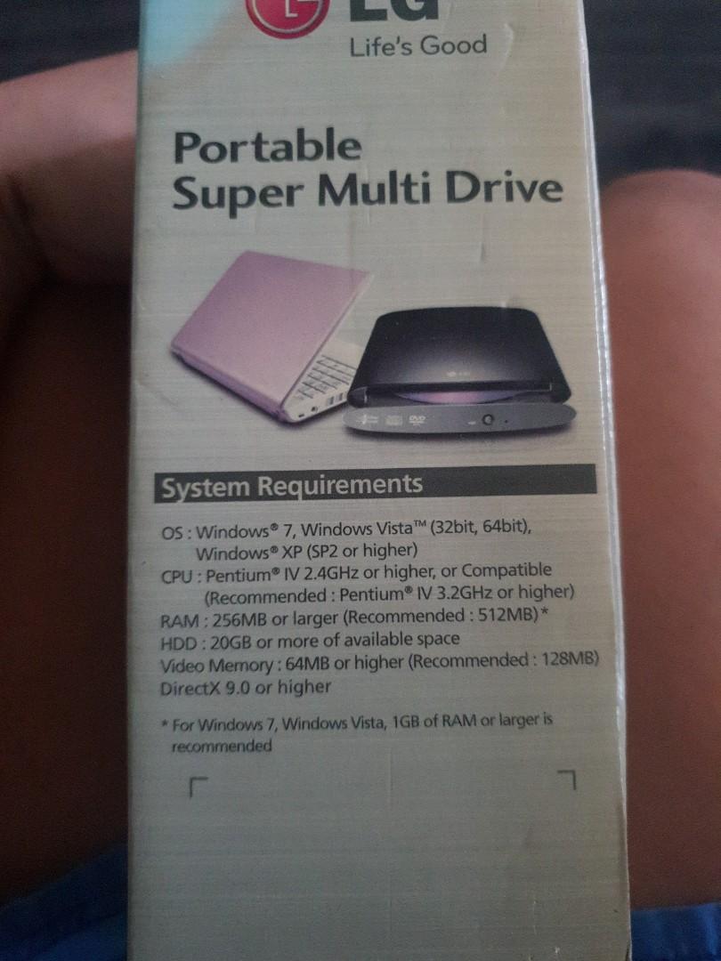LG Portable Super Multi Drive, Computers & Tech, Parts & Accessories ...