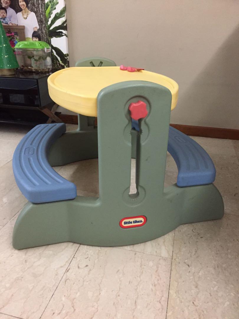 Little Tikes picnic bench and table, Babies & Kids, Baby Nursery & Kids ...