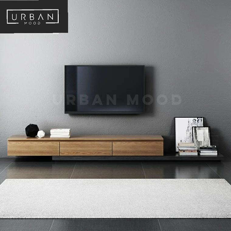 LOFT Japanese Wood TV Console, Furniture & Home Living, Furniture, TV ...