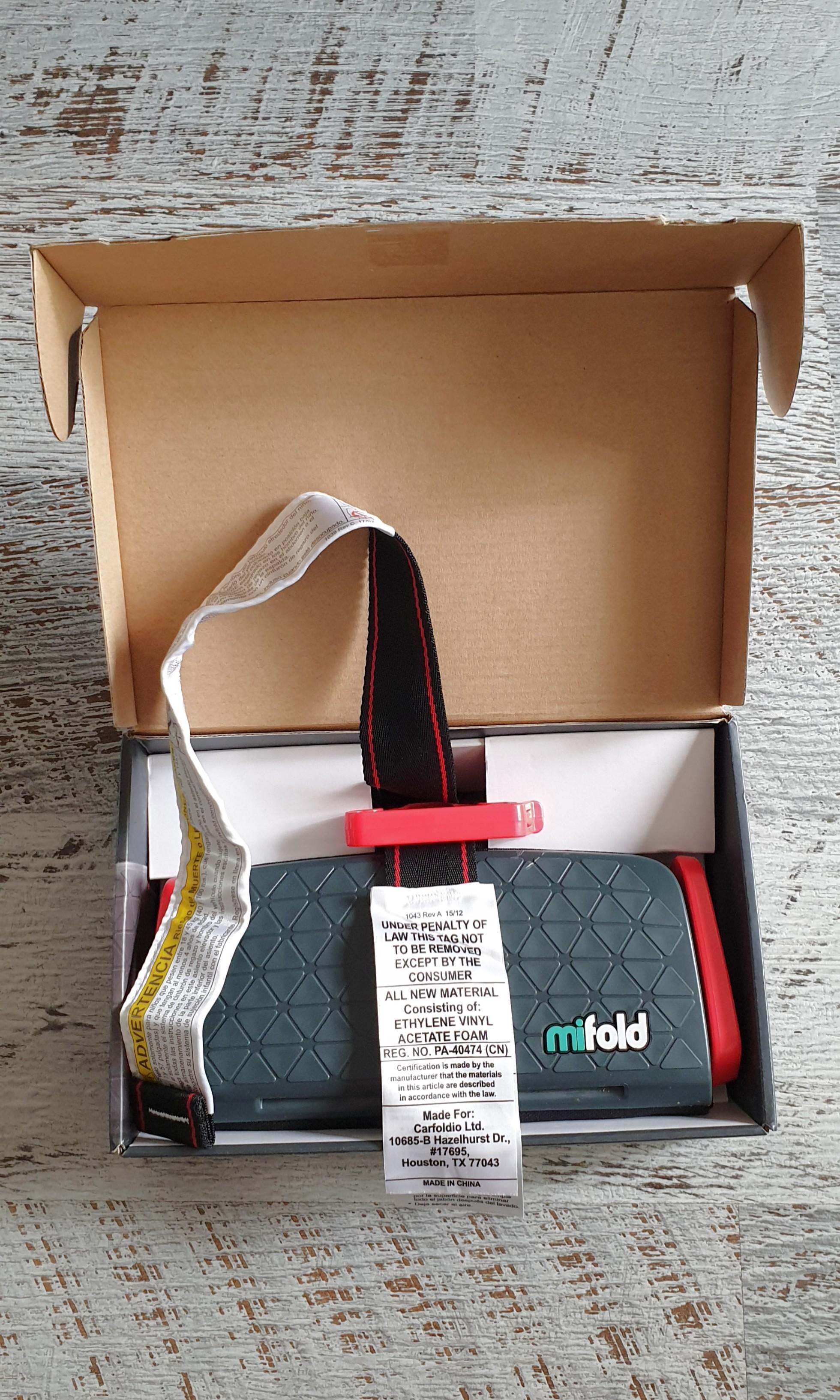 Mifold Grab-and-Go booster seat, Babies & Kids, Going Out, Car Seats on ...