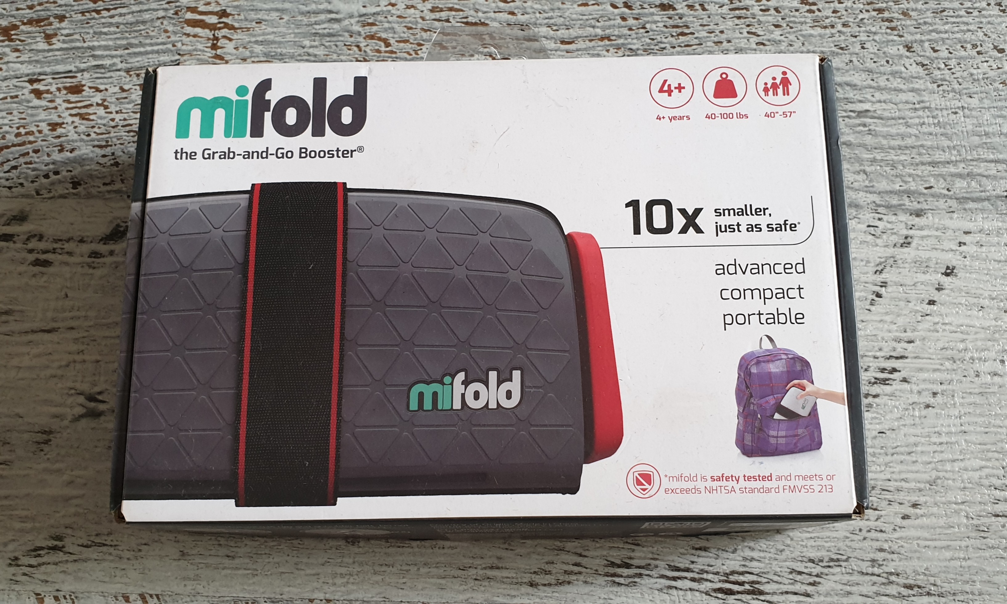 Mifold Grab-and-Go booster seat, Babies & Kids, Going Out, Car Seats on ...