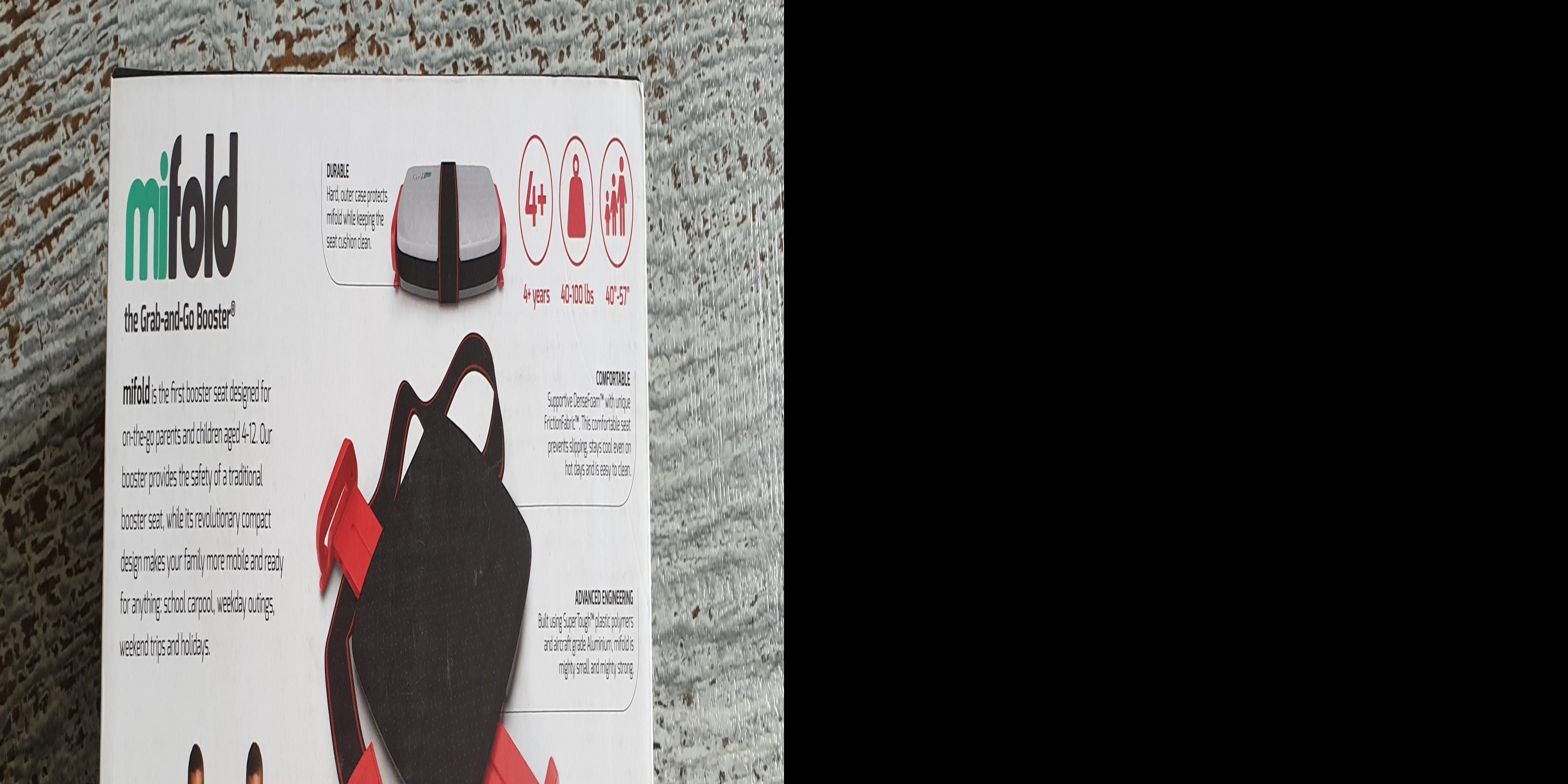 Mifold Grab-and-Go booster seat, Babies & Kids, Going Out, Car Seats on ...