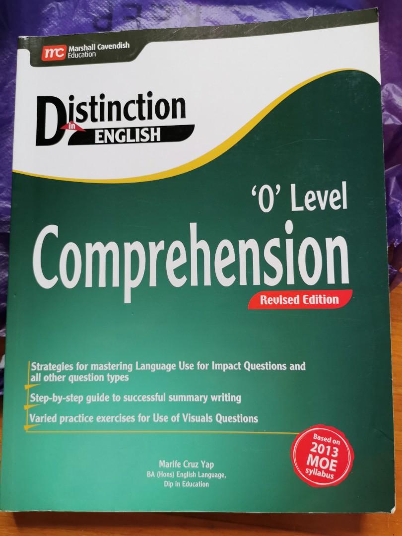 O Level English Comprehension, Hobbies & Toys, Books & Magazines ...