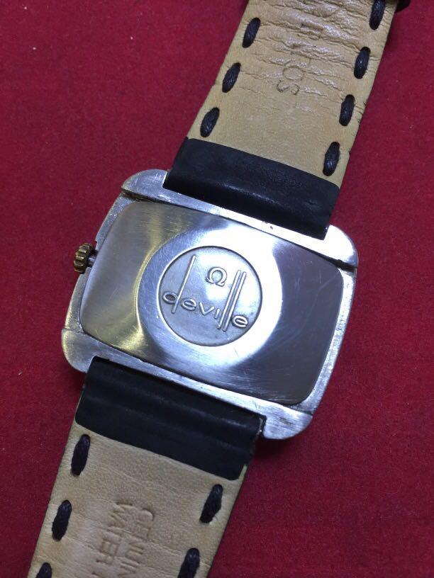 Omega Deville Date Rectangular Face Vintage Automatic Watch +57/B ...