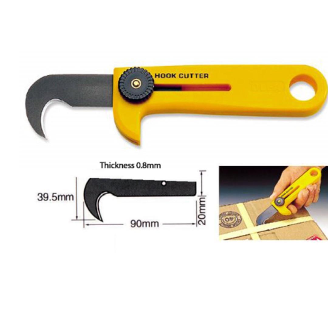Original OLFA Heavy Duty Hook Cutter HOK-1, Furniture & Home Living, Home Improvement ...