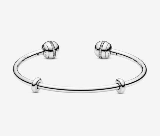 Pandora Moments Shooting Star Open Bangle, Women's Fashion, Jewelry ...