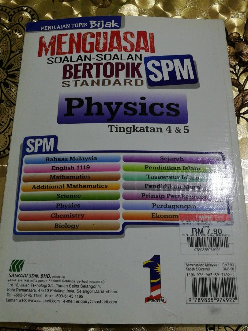 Physics SPM (Soalan bertopik fizik SPM), Hobbies & Toys, Books ...